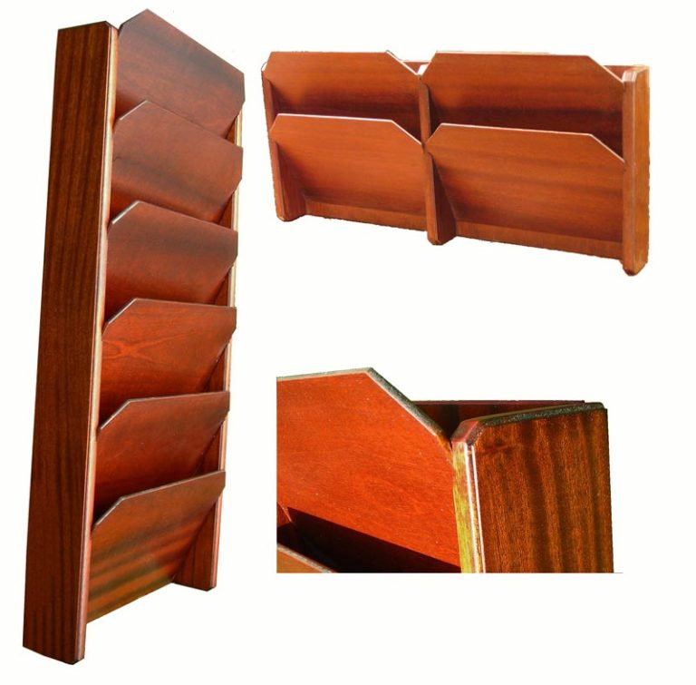 Hardwood File Racks Hand Made in the USA | Sunrise Woodwork
