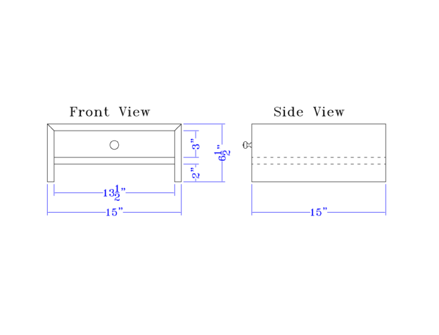 Contemporary Handmade Wood Monitor Stand | Sunrise Woodwork